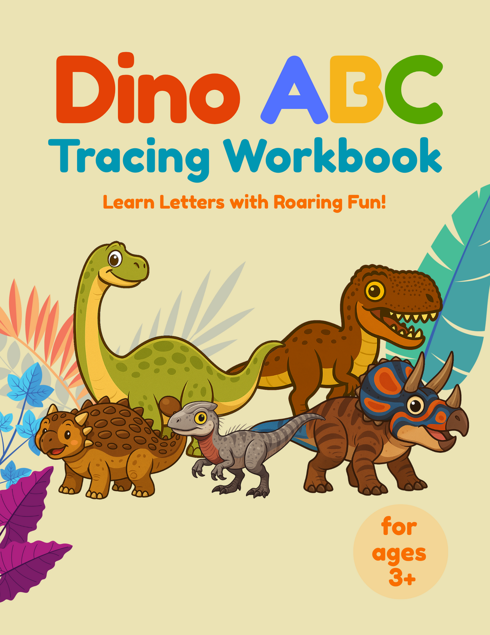 Dino ABC Tracing Workbook