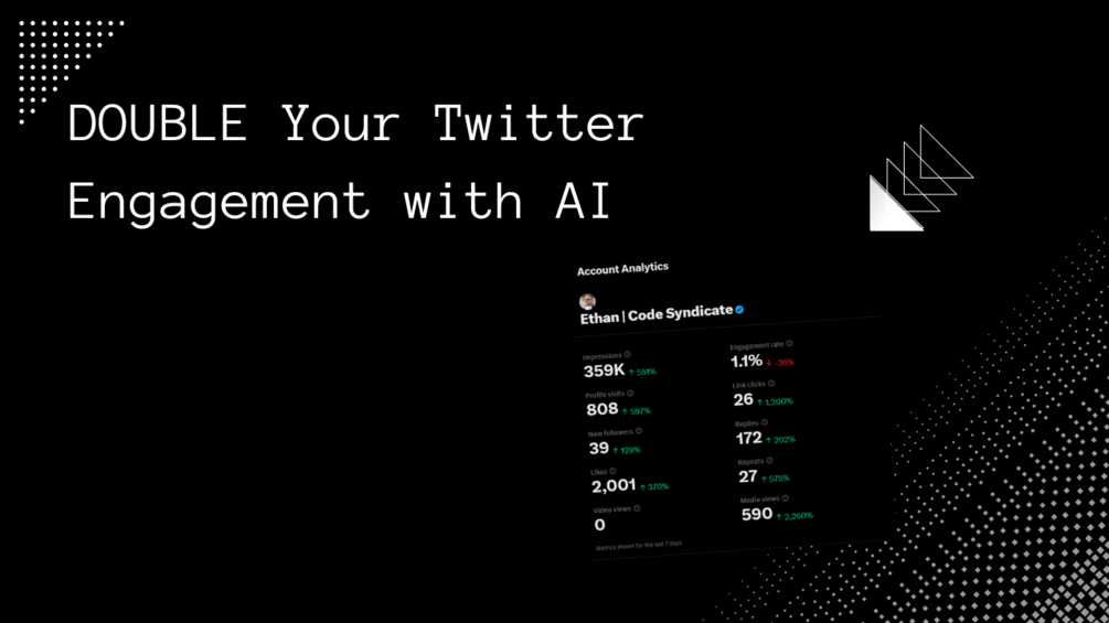 DOUBLE Your Twitter Engagement with AI Without Sounding Like a Bot