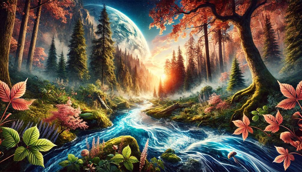 Celebrating Nature’s Beauty and Complexity: An AI-Generated Perspective