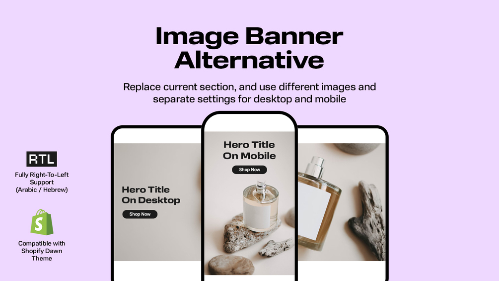 Image Banner Alternative for Shopify