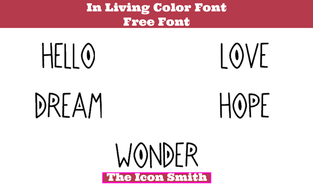 Free In Living Color Font F89821