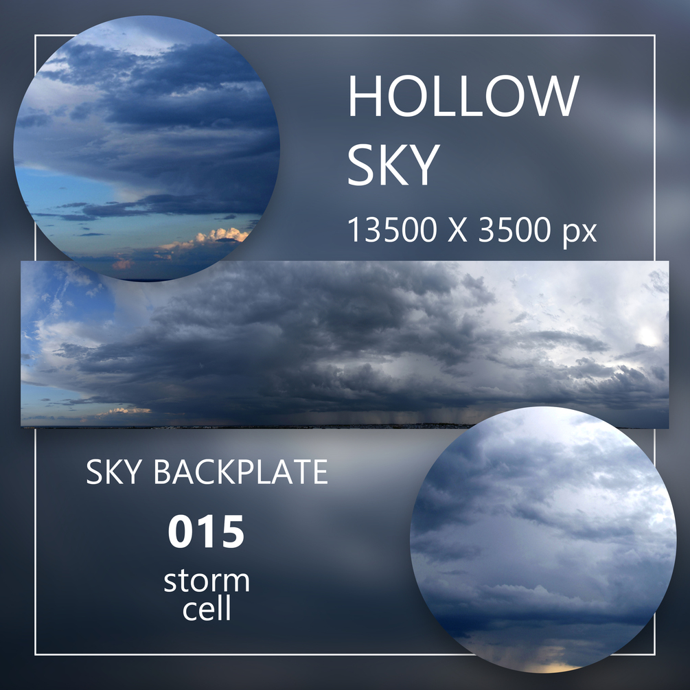 Sky Backplate 015 - Storm Cell