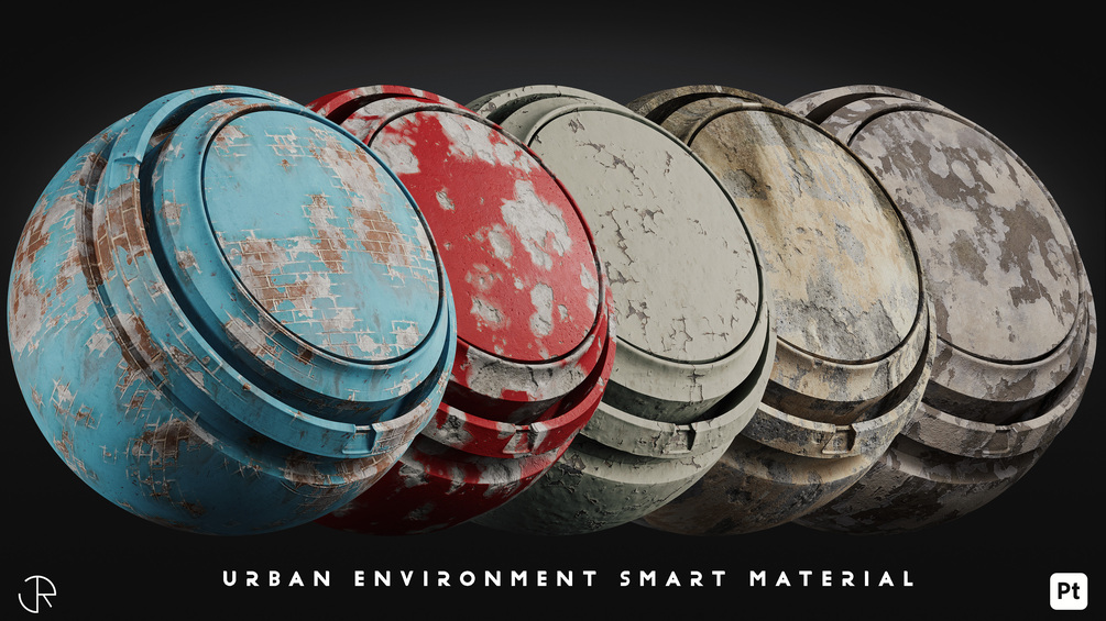 Urban Environment Smart Materials | Substance Painter