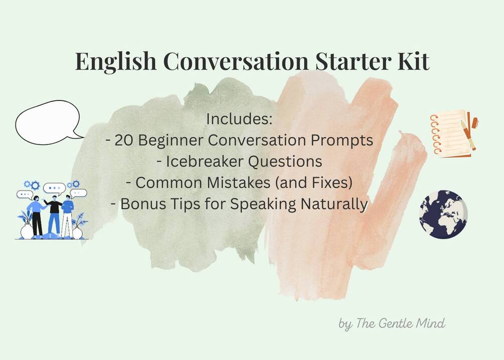 English Conversation Starter Kit | 20 Prompts, Icebreaker Questions ...