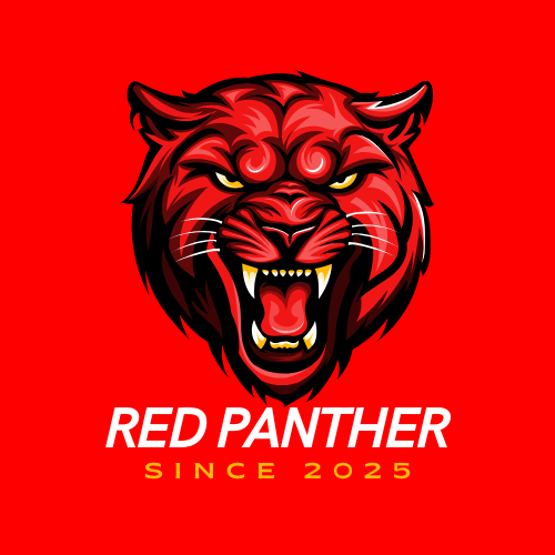 RED PANTHER LOGO DESIGN
