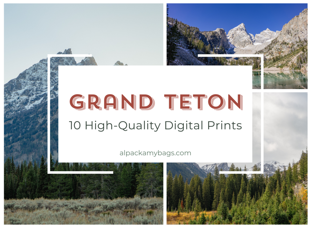Grand Teton National Park Digital Prints