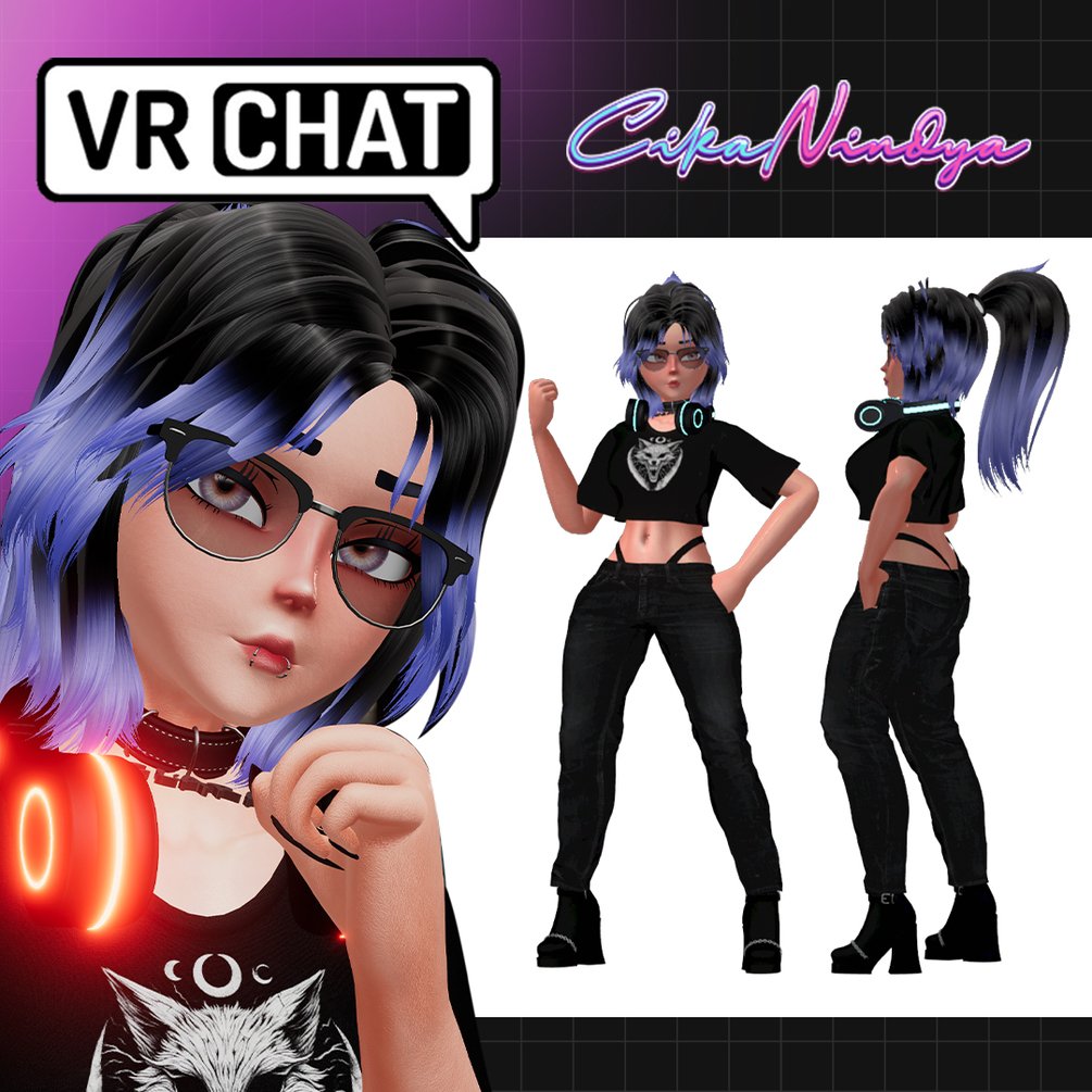 VRChat Avatar | Fully Personalized 3D Model for VRChat and Streaming ...