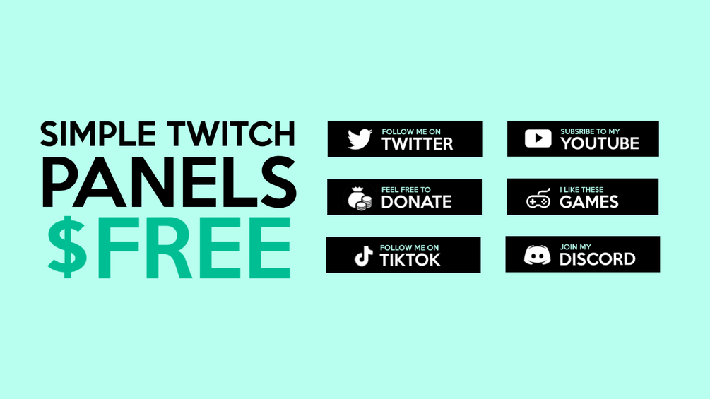 Simple Twitch Panels