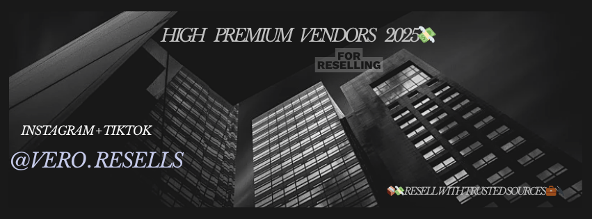My Reselling Vendors