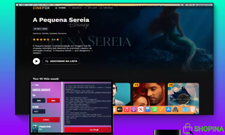 StarFlix Tmdb Gerador Blogger Template