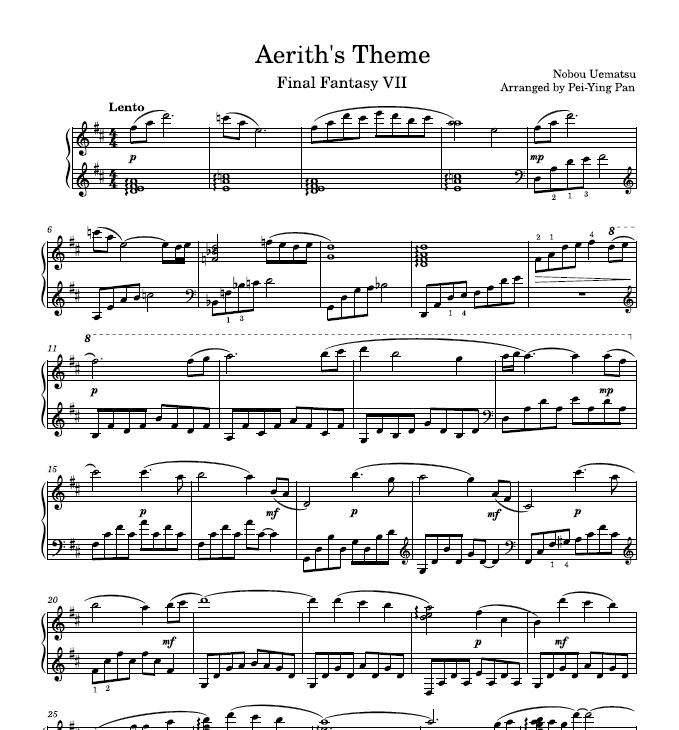 Aerith's Theme - Final Fantasy VII