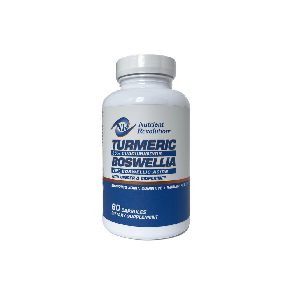Turmeric (95% Curcuminoids) Boswellia (65% Boswellic Acids)