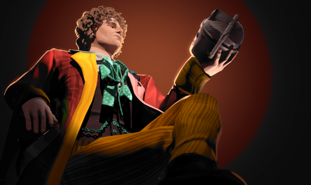 The Sixth Doctor - 3D NPR Model