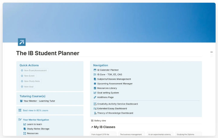 Ultimate IB planner - Organise & Succeed