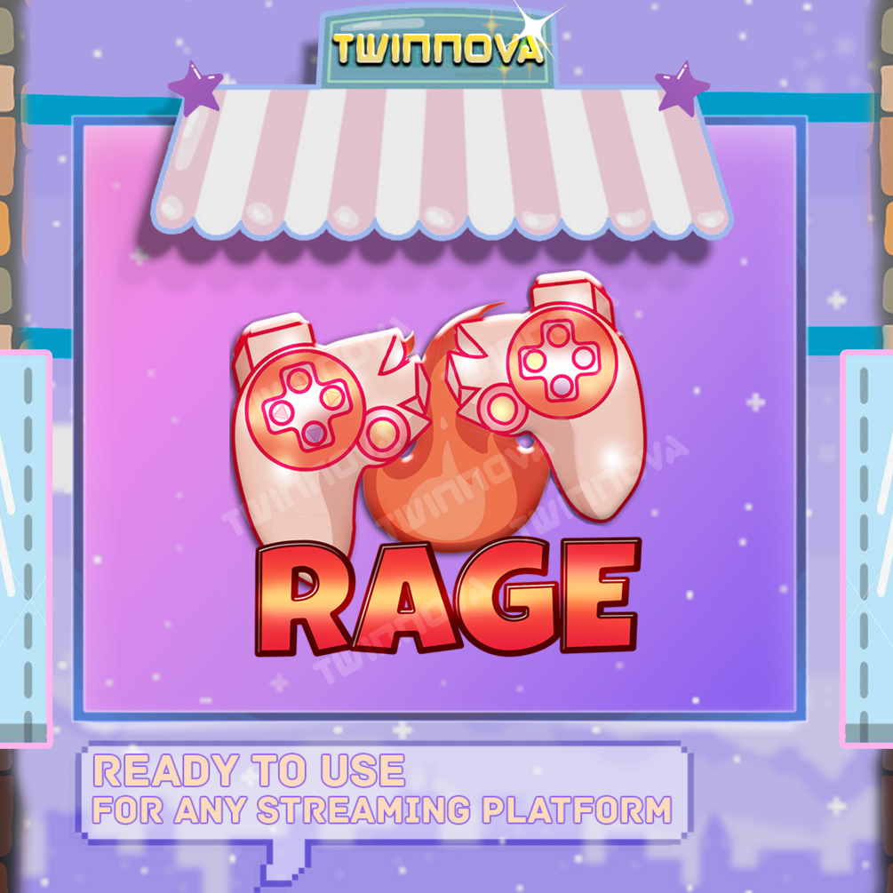 Twitch Emote - Rage