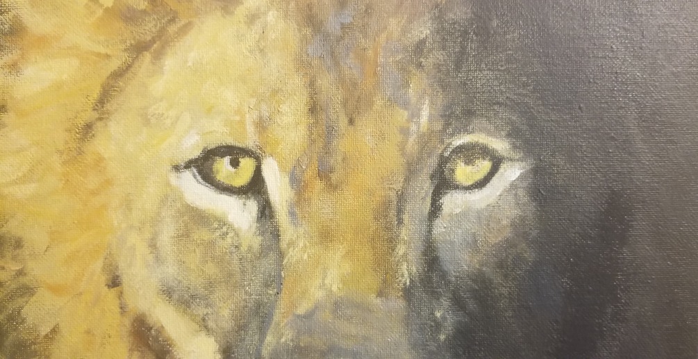 8x10 Limited Edition Artist Print - Lion