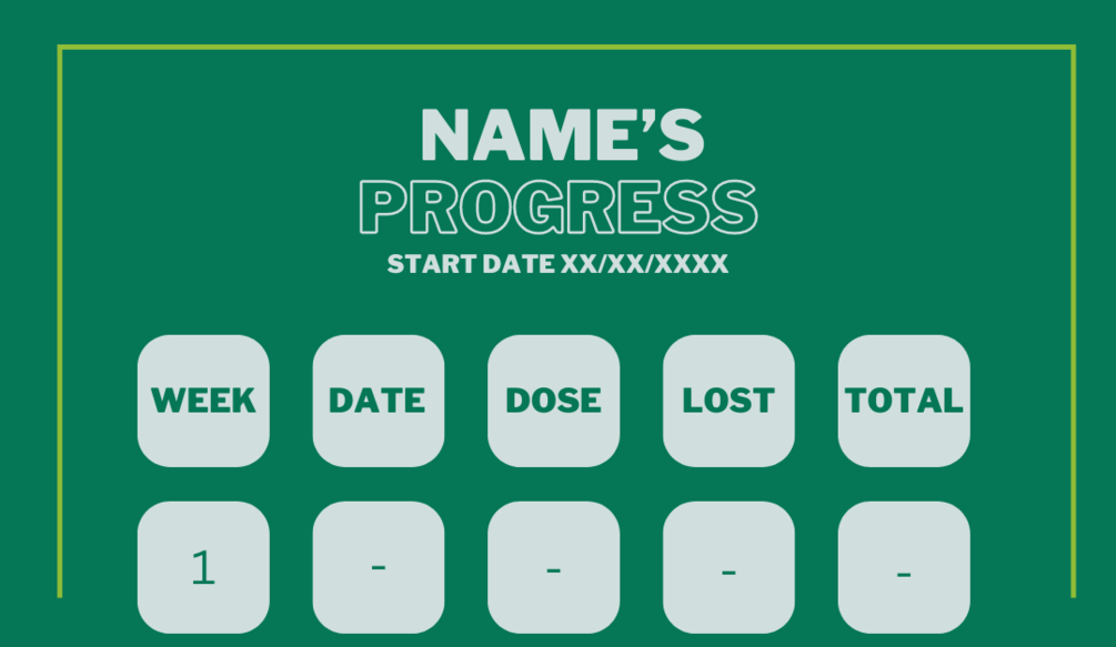 Green GLP-1 Tracker