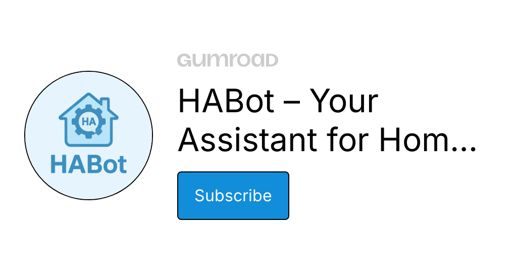 HABot – Your Assistant for Home Assistant
