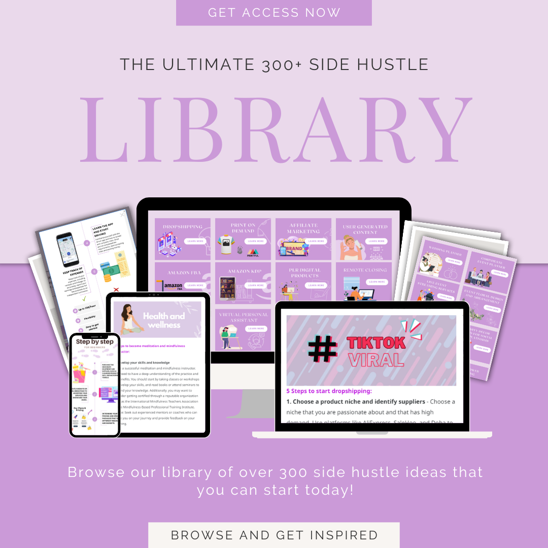 Discover the Ultimate Side Hustle Library - UtilizeMe