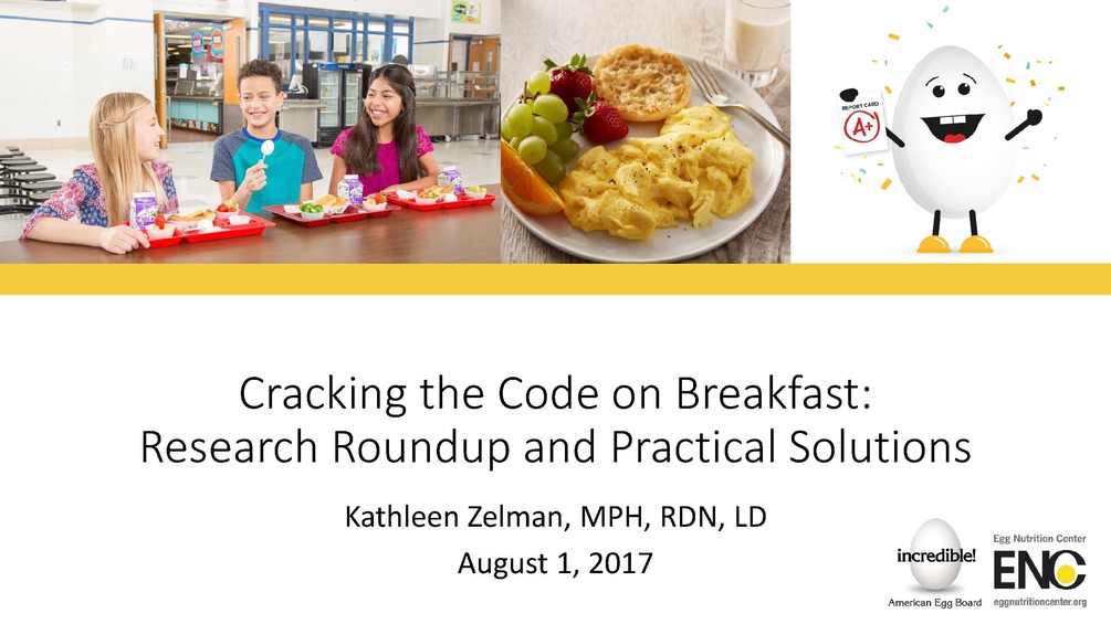 Cracking the Code on Breakfast: Research Roundup and Practical Solutions