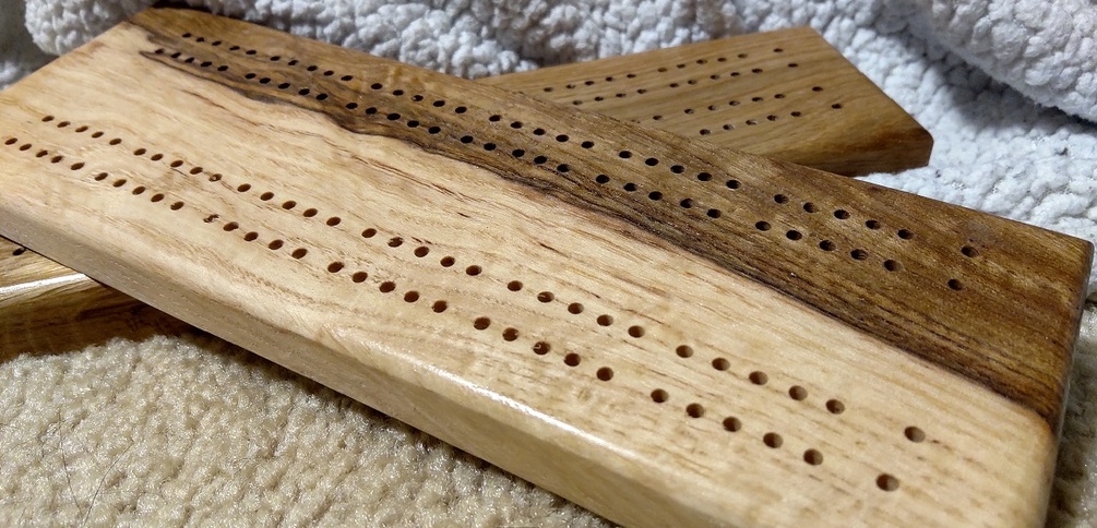 Rustic Wooden Cribbage Boards
