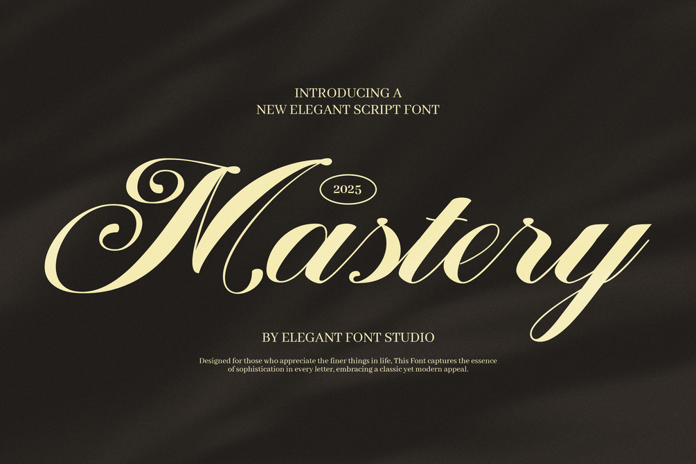 Mastery Elegant Script Font