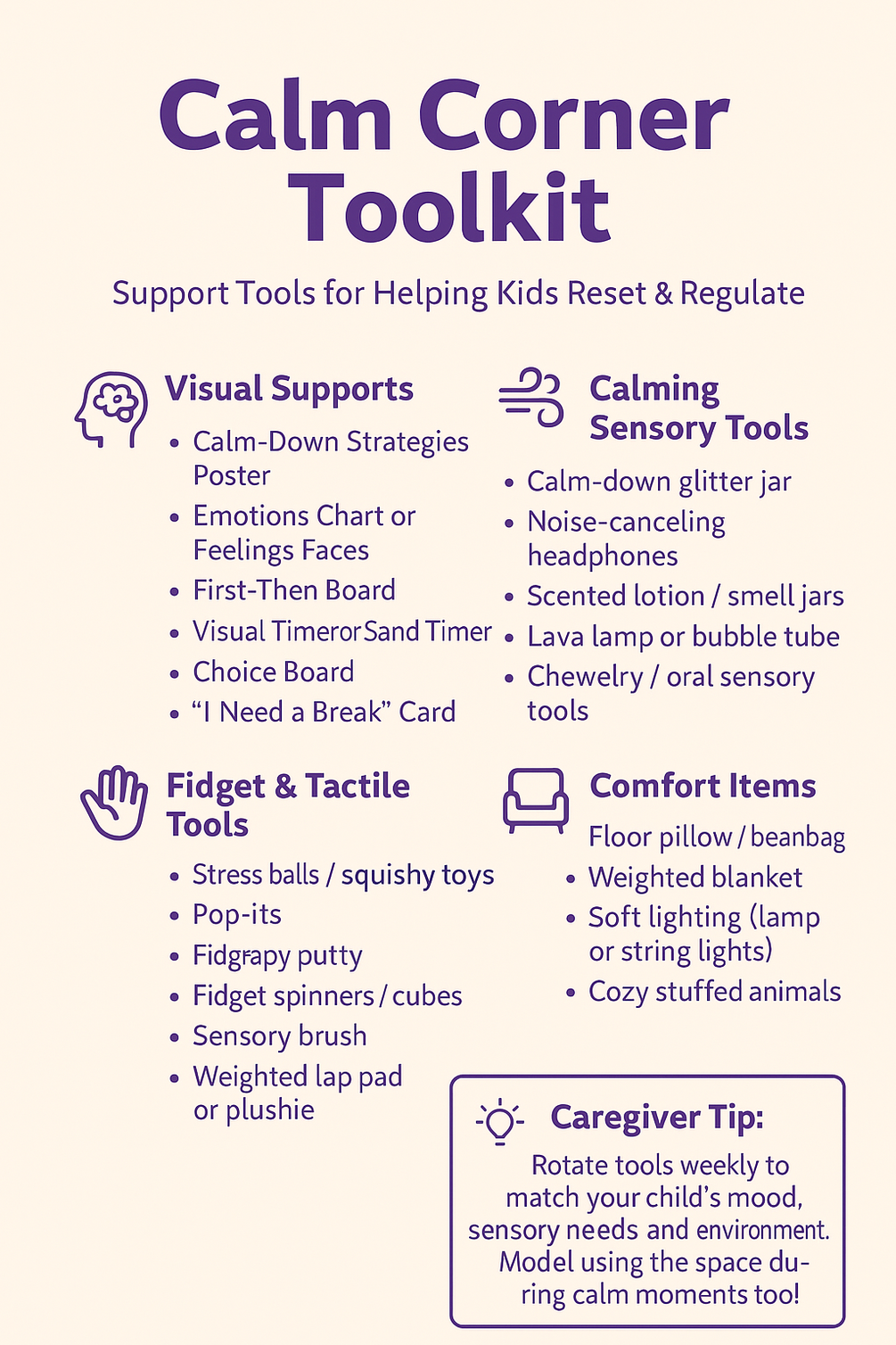 Calm Corner Ultimate Toolkit