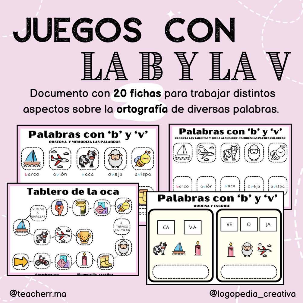 JUEGOS CON 'B' Y 'V'