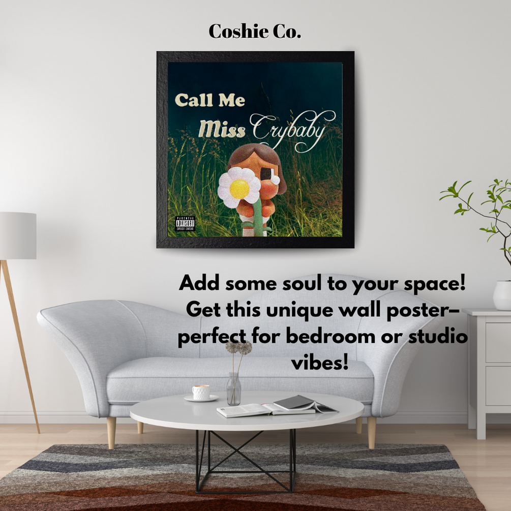 "Call Me Miss Crybaby" – SZA-Inspired Popmart Edition Cover Art Wall Poster