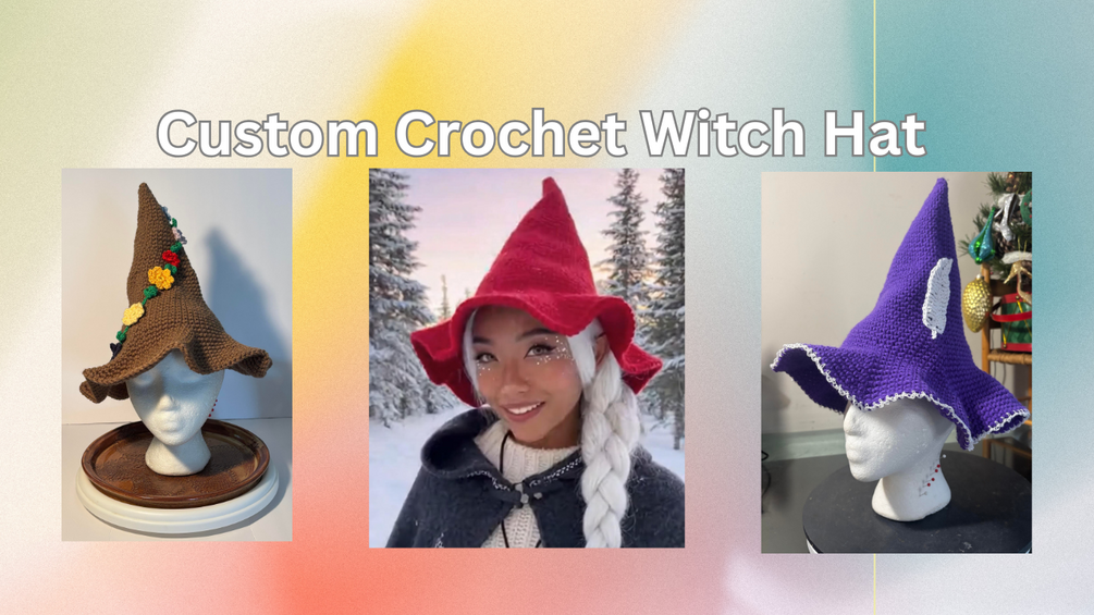 🔮Custom Enchanted Witch Hat Made Just For You🔮