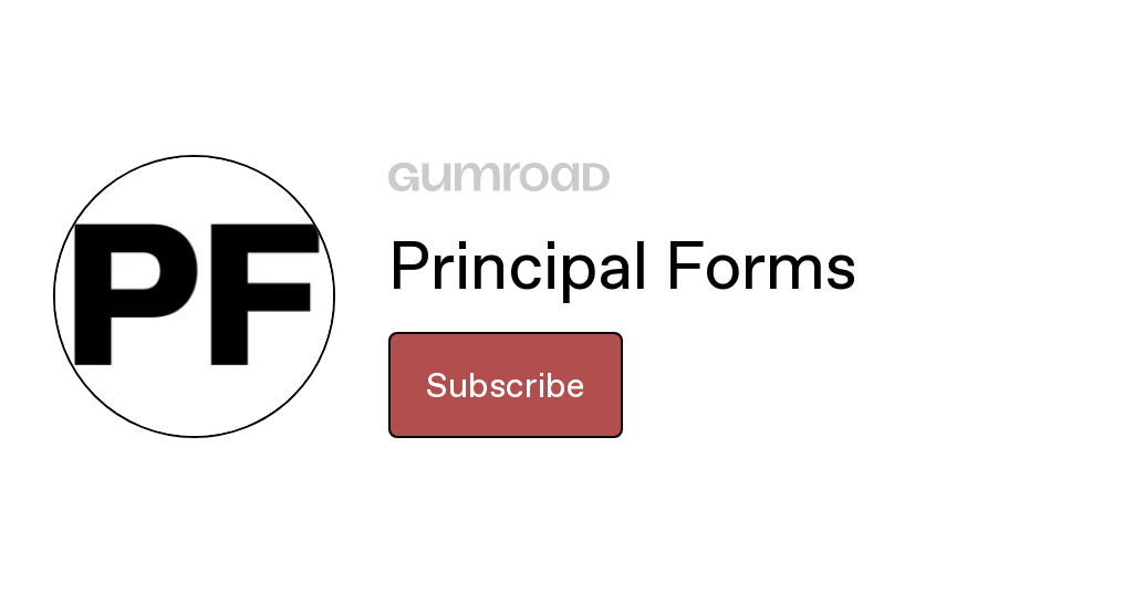 Principal Forms