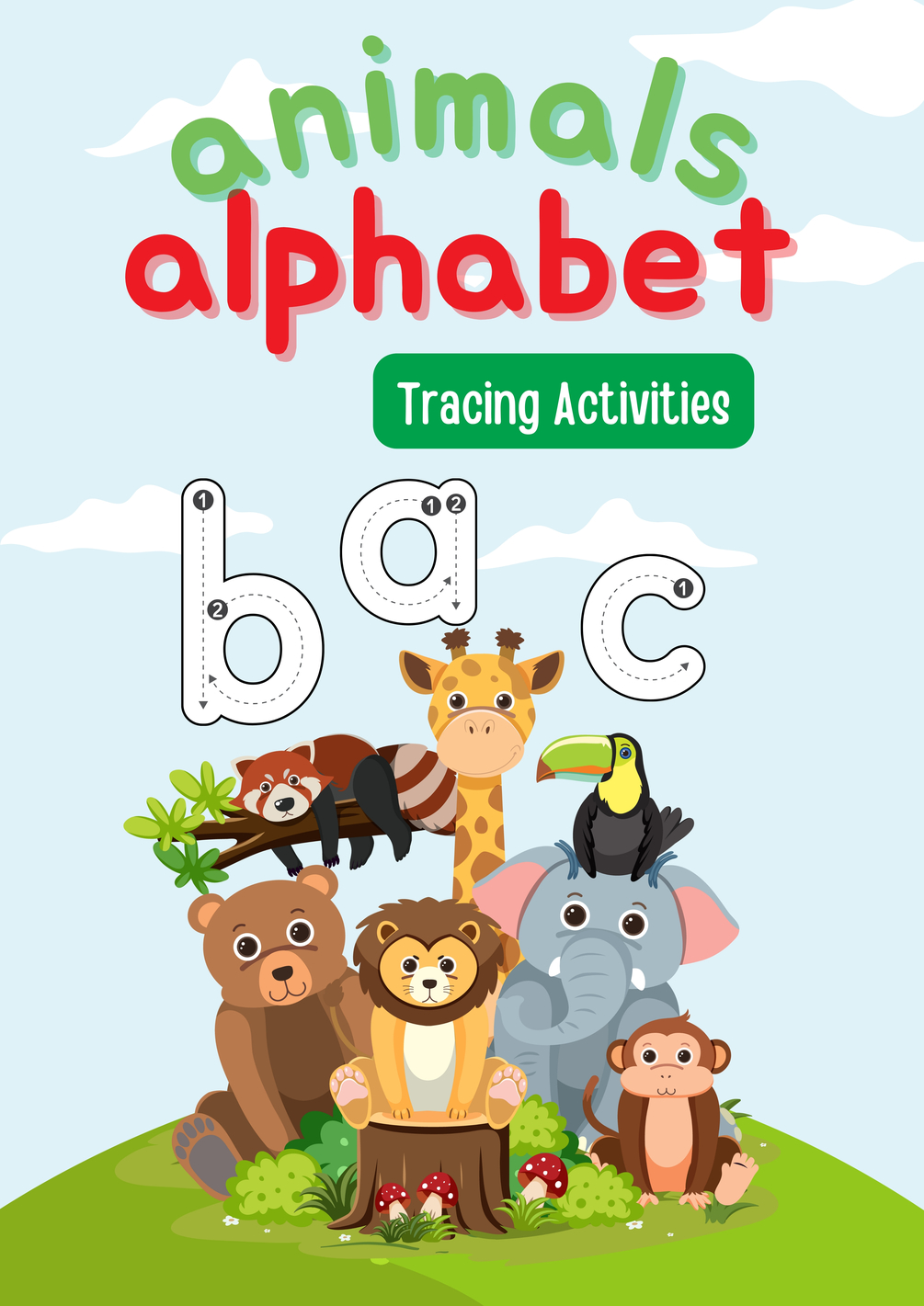 Animals Alphabet Book – Learn A to Z with Fun (English only)