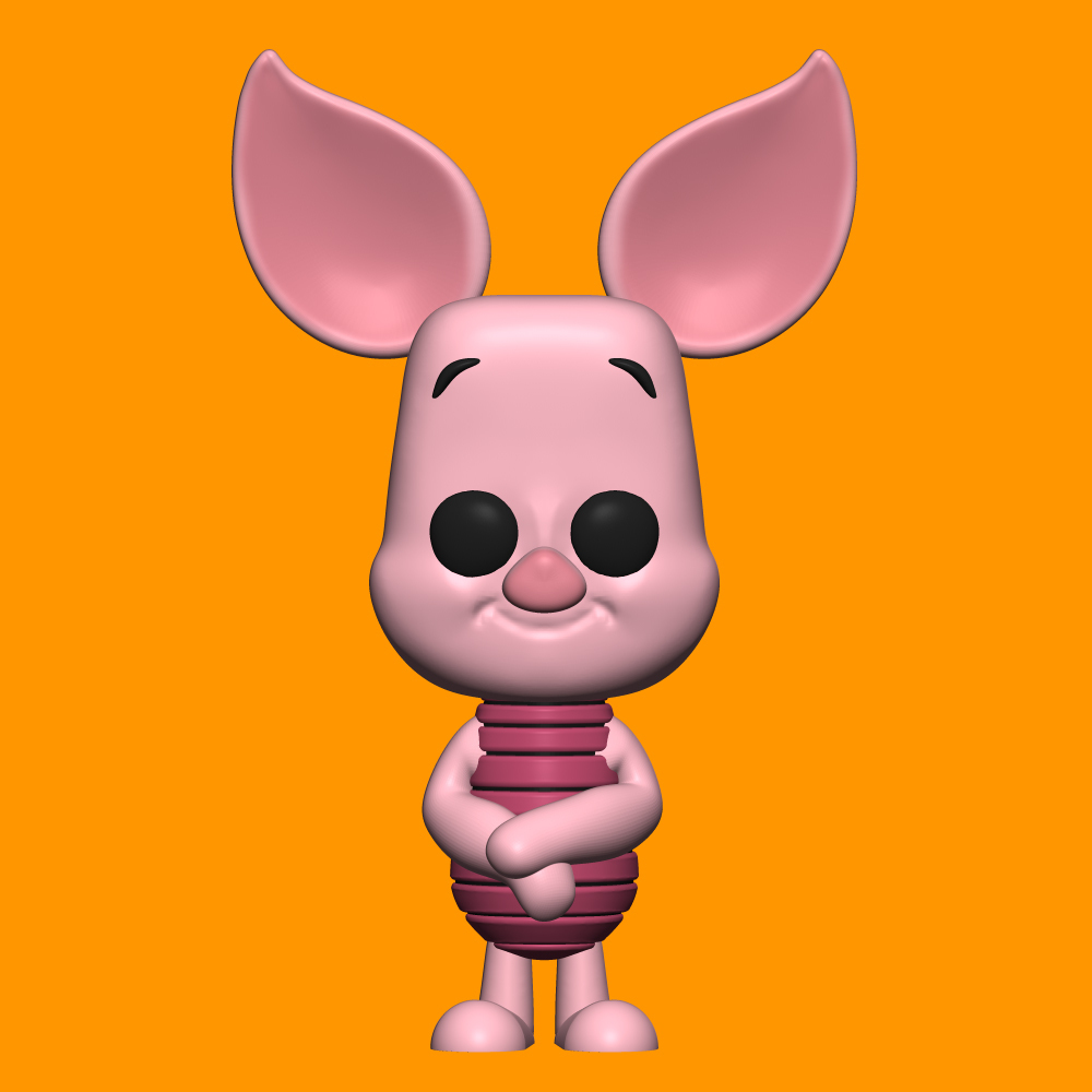 Winnie the Pooh ( Piglet only ) Stl for 3d print