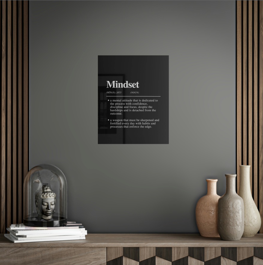 Mindset | Emotion | Quote Definition Poster (Black) Digital Bundle Wall ...