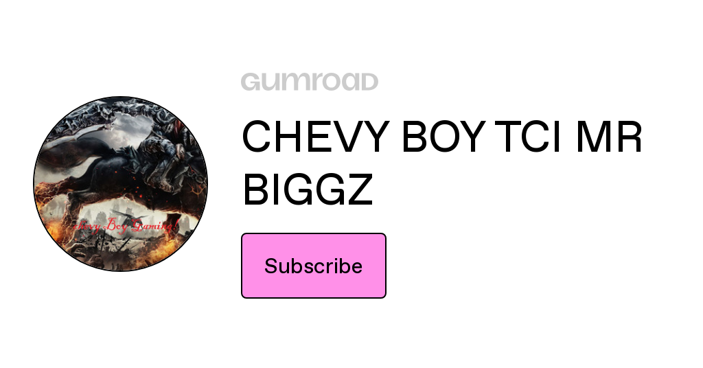 CHEVY BOY TCI MR BIGGZ