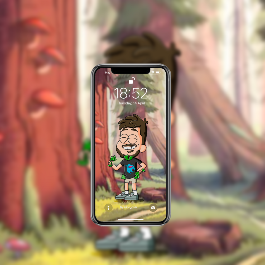 Gravity Beast - free phone wallpaper (copy)