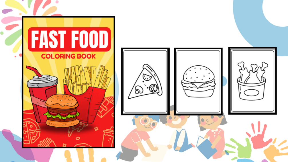 Coloring Book : Fast Food