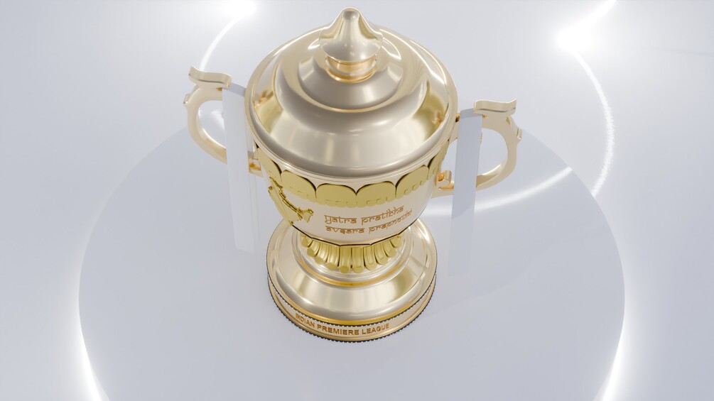 IPL Trophy 3D Model