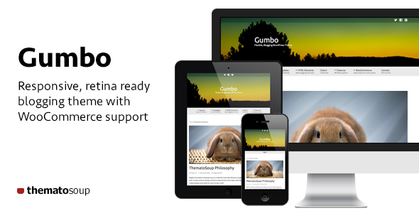 Gumbo • Responsive, Retina Ready Blogging Theme