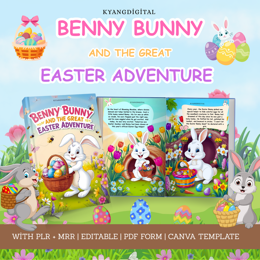 [KYANGDIGITAL] STORYBOOK BOOK: BENNY BUNNY AND THE GREAT EASTER ADVENTURE