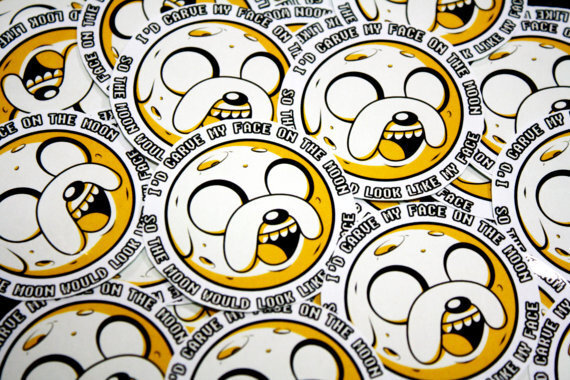 Adventure Time: Moon Jake Stickers (Set of 6)