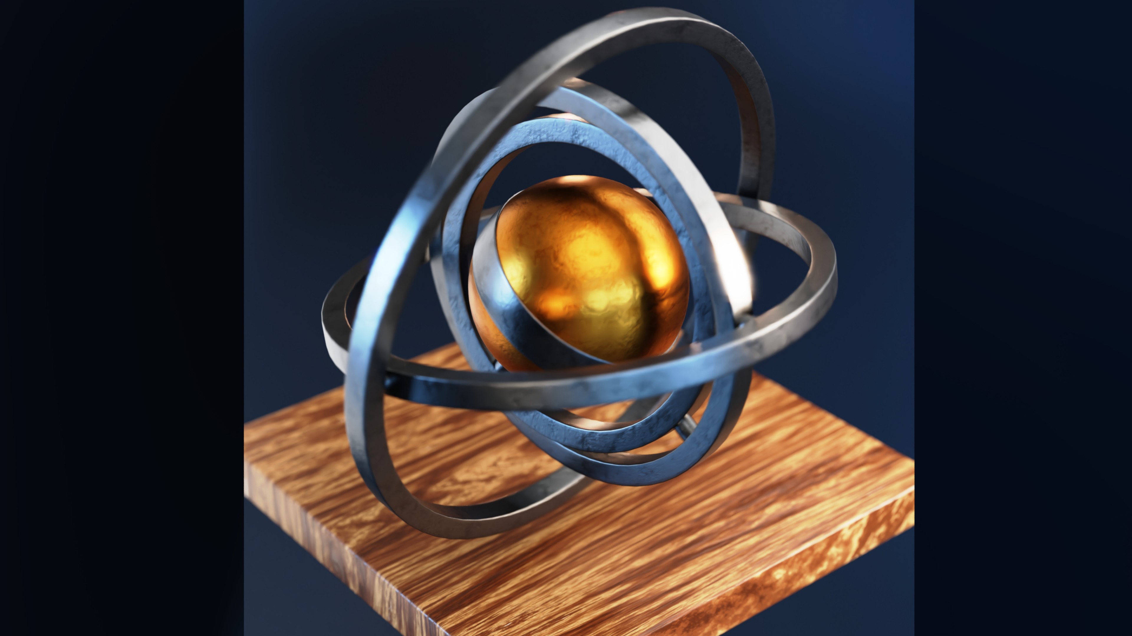 Spinning Rings - Satisfying Looping Animation (Project Files)