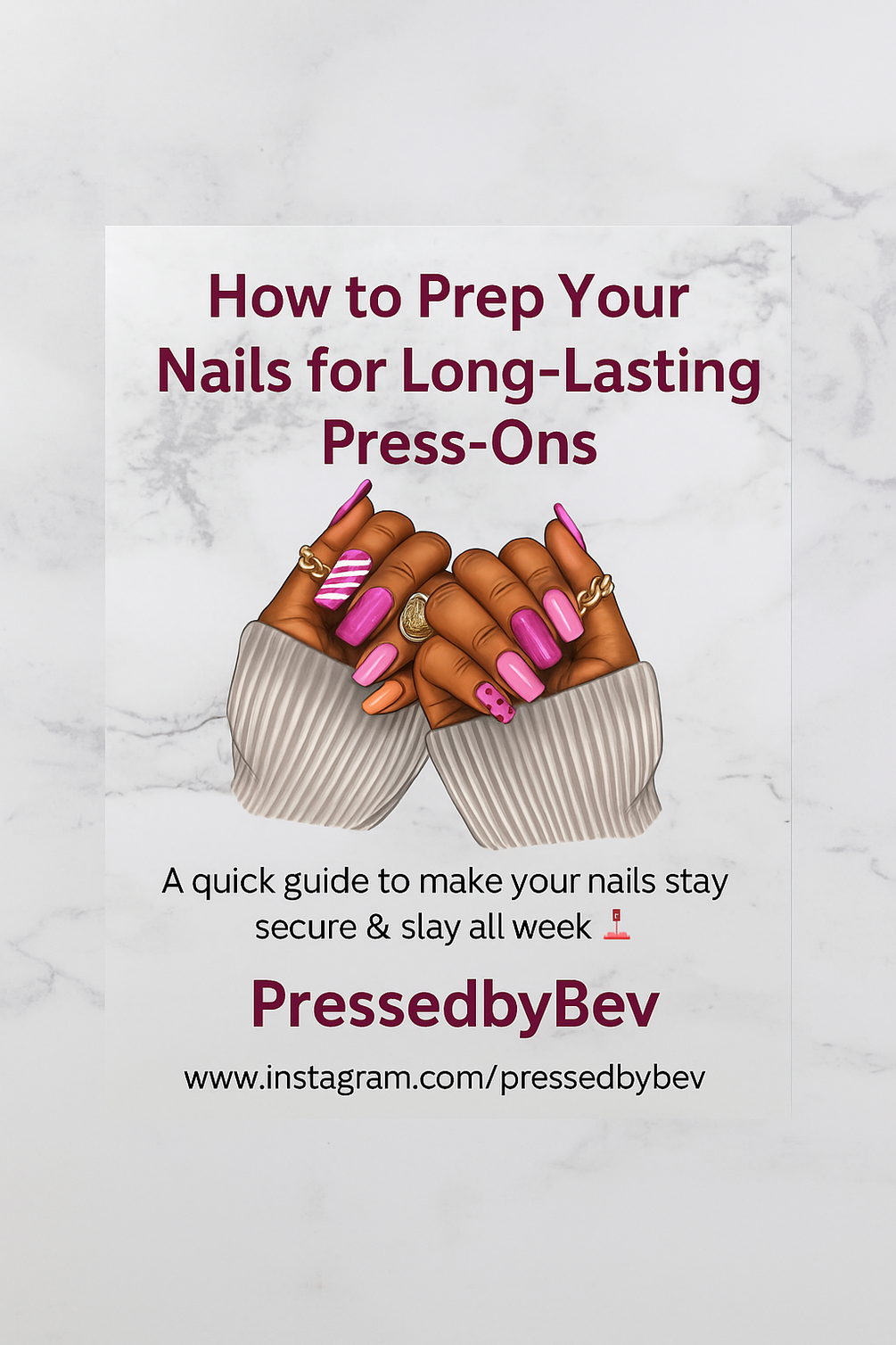 Nail Prep 101 How to Prep for Long-Lasting Press-On Nails