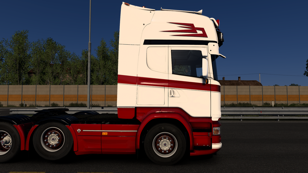 S. De Quick Transport skin mod for FRED SCANIA ETS 2