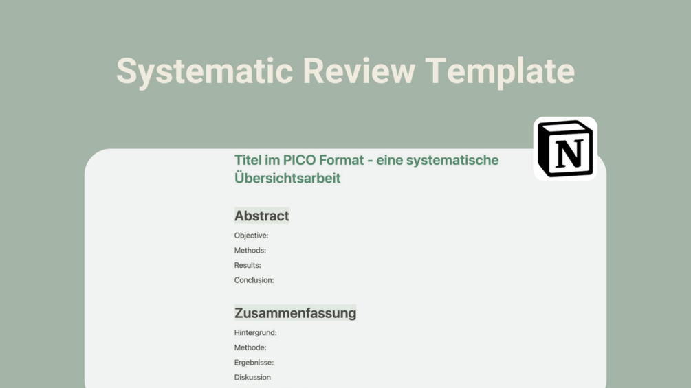 Systematic Review Template