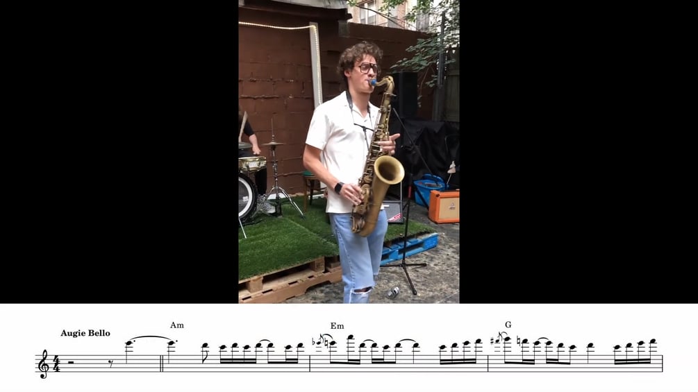 Augie Bello & Evan Jacobson - I Will Survive (Transcription)