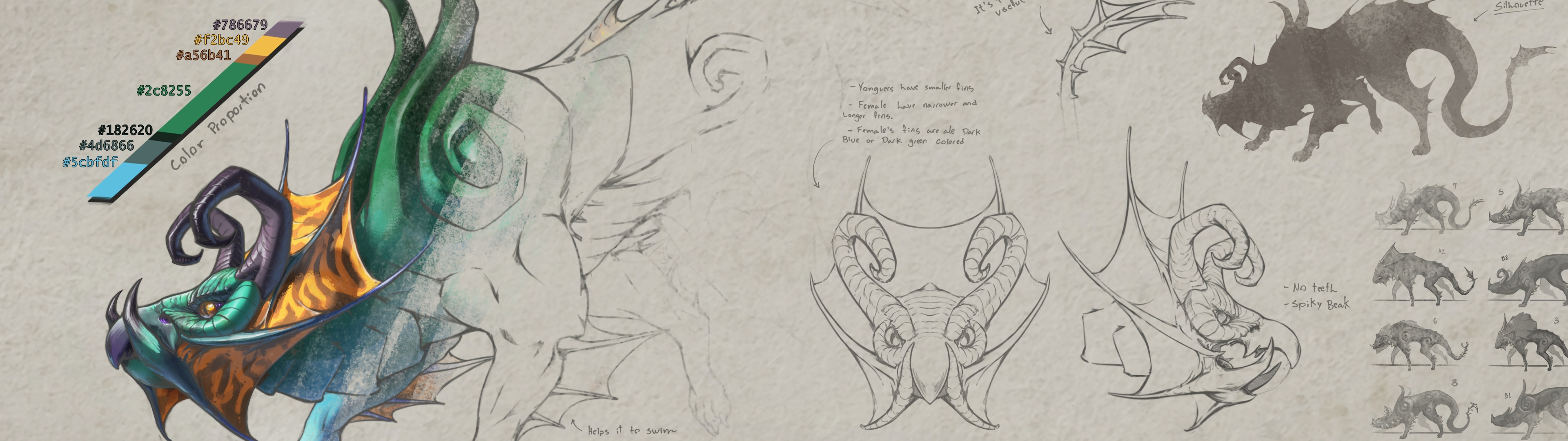 Creatures Concept Art Design
