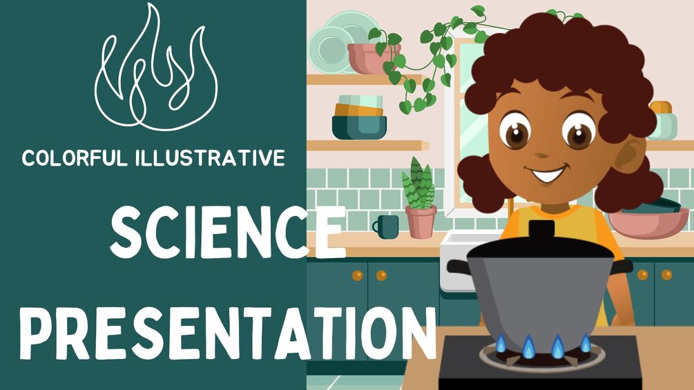 Colorful Illustrative Science Presentations