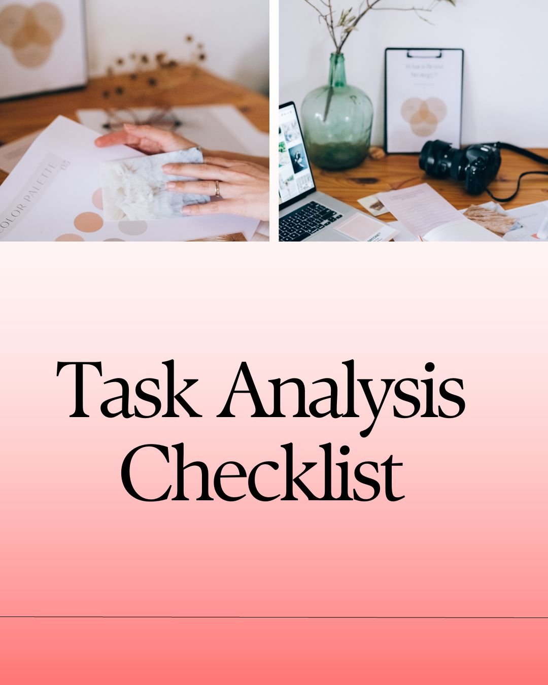 Task Analysis Checklist