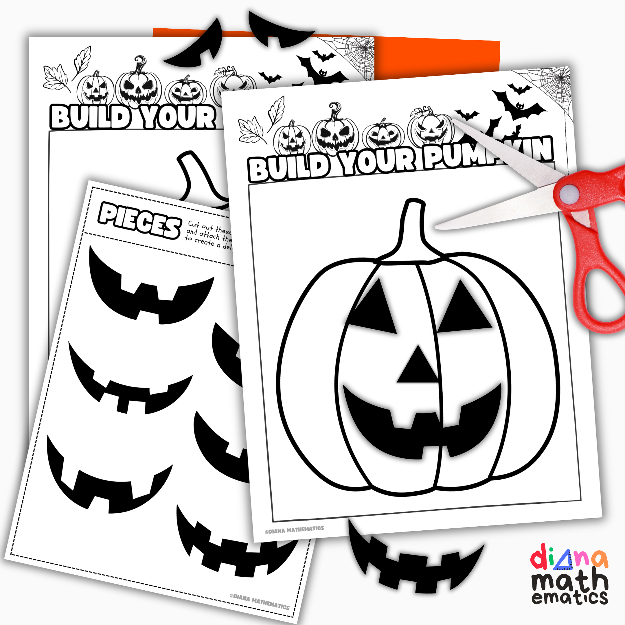 Build Your Pumpkin | Free Halloween Craft | Halloween Printable ...